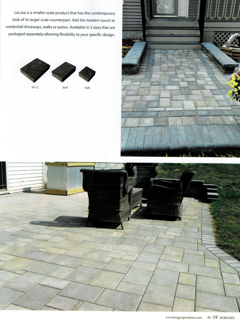 Pavers and Wall Block | Borgert Products Granite Infused Pavers ...